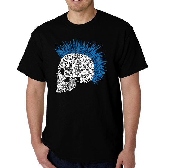 LA Pop Art | Shirts | Mens Word Art Tshirt Punk Mohawk | Poshmark